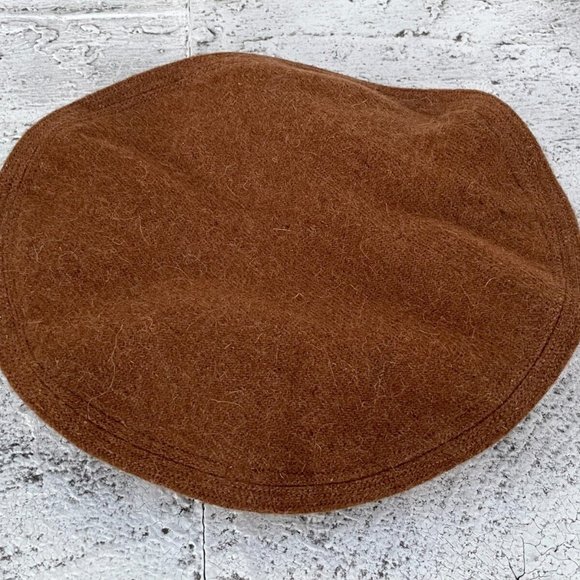 Accessories | Afgan Pakol Hat Brown 10 Wool Warm Winter Round Chitral ...